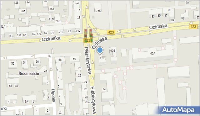 Plebiscytowa 3 (ul), 45-361 Opole