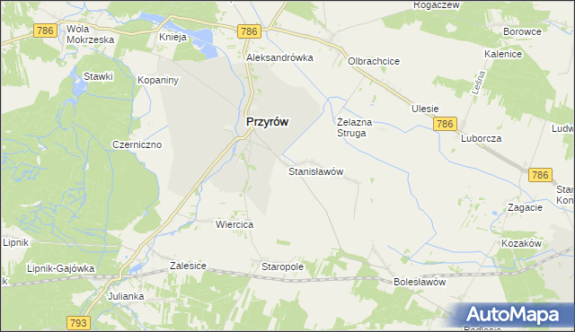 Strefa płatnego parkowania w Stanisławów gmina Przyrów :: Parking na ... Strefa płatnego parkowania w Stanisławów gmina Przyrów :: Parking na ...