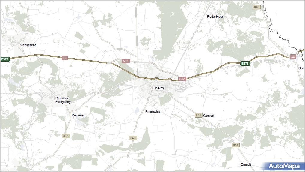 Mapa Chełma, Chełm na mapie Targeo